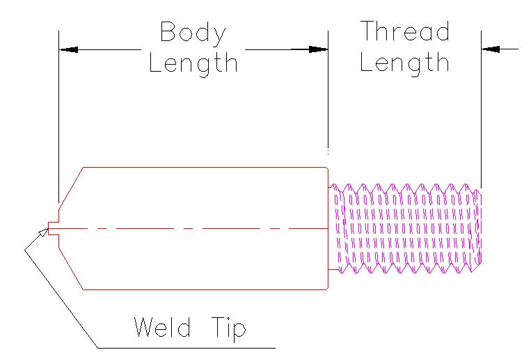 Arc Weld Studs — Champion Fasteners, LLC